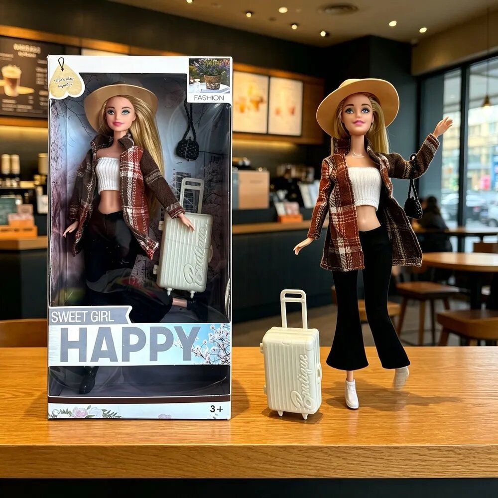 Кукла для переодевания с аксессуарами, масштаб 1:6, 30 см