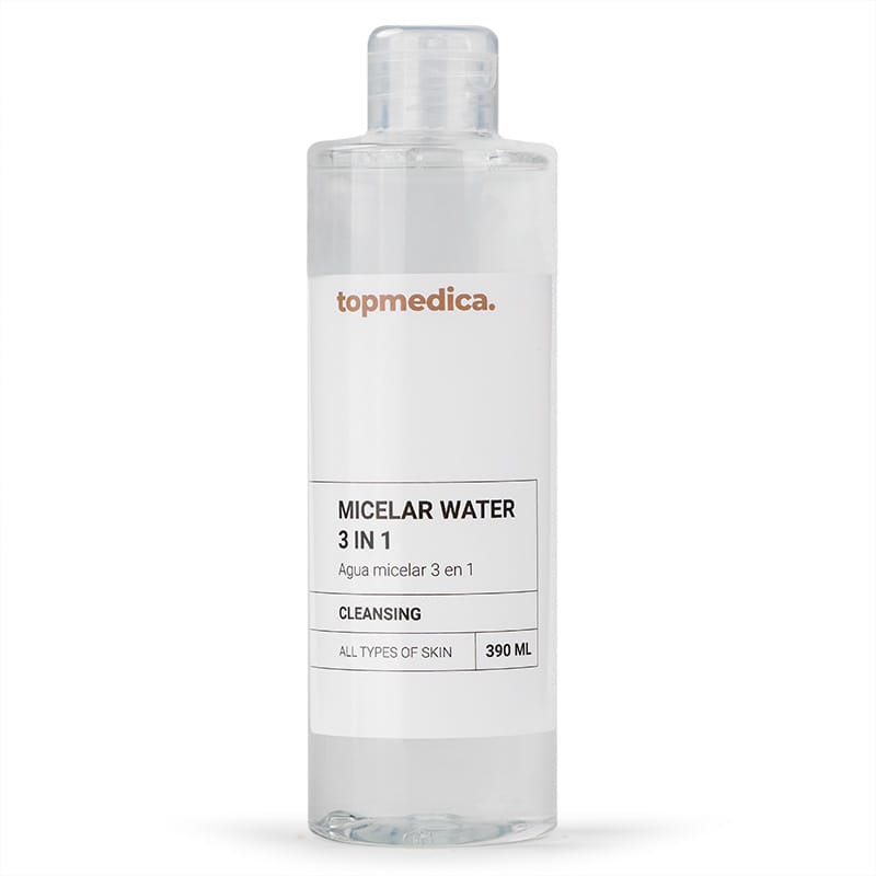 Вода мицеллярная topmedica Micellar Water 3 in 1 мицеллярная вода с рамнозой и экстрактом северного хлопка 390 мл
