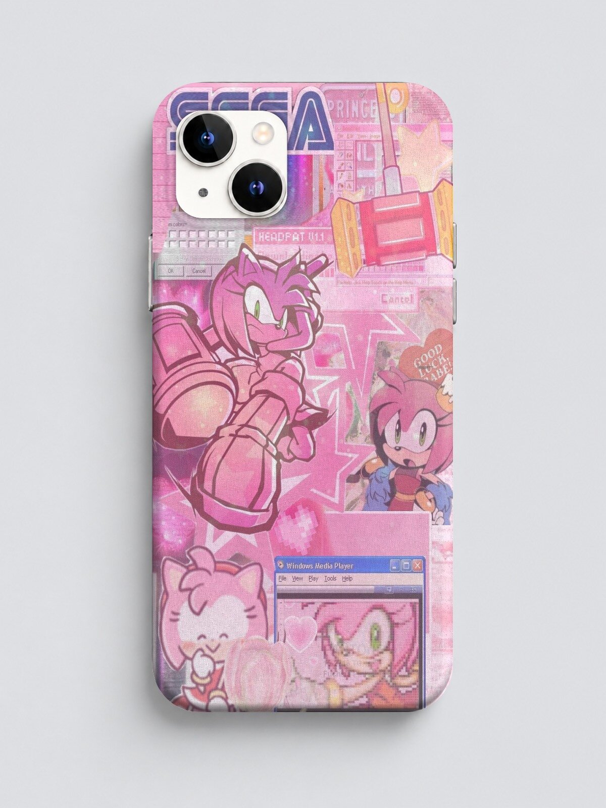 Эстетичный чехол на iPhone 13 Sonic the Hedgehog