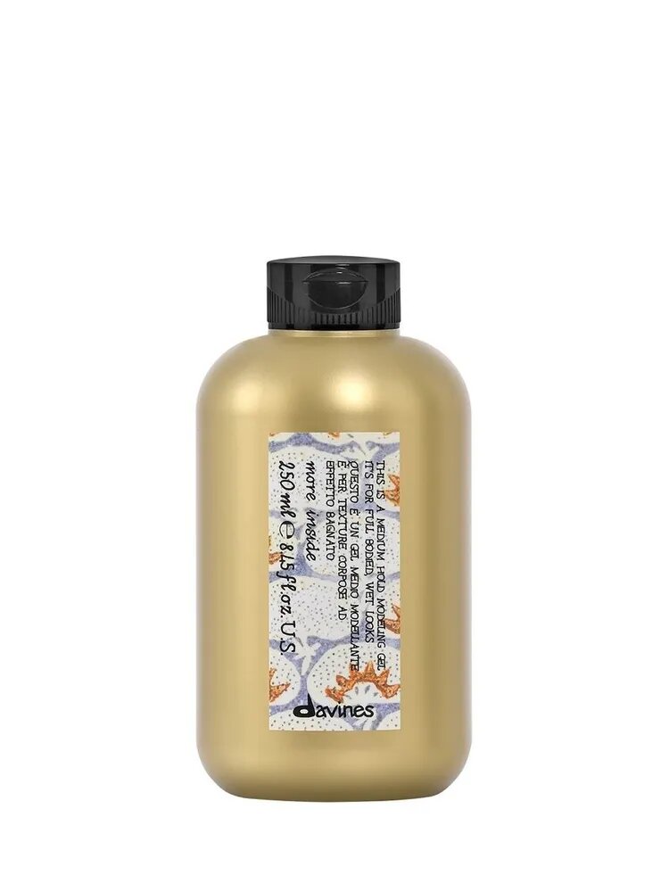 Моделирующий гель для эффекта мокрых волос и экстрасильной фиксации More Inside Davines, Италия