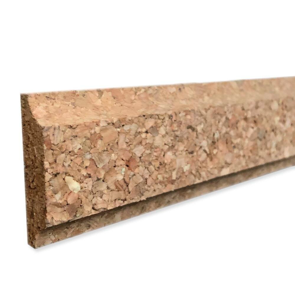 Штапик Ibercork, фигурный, из пробки, полуматовый, 915 х 35 мм