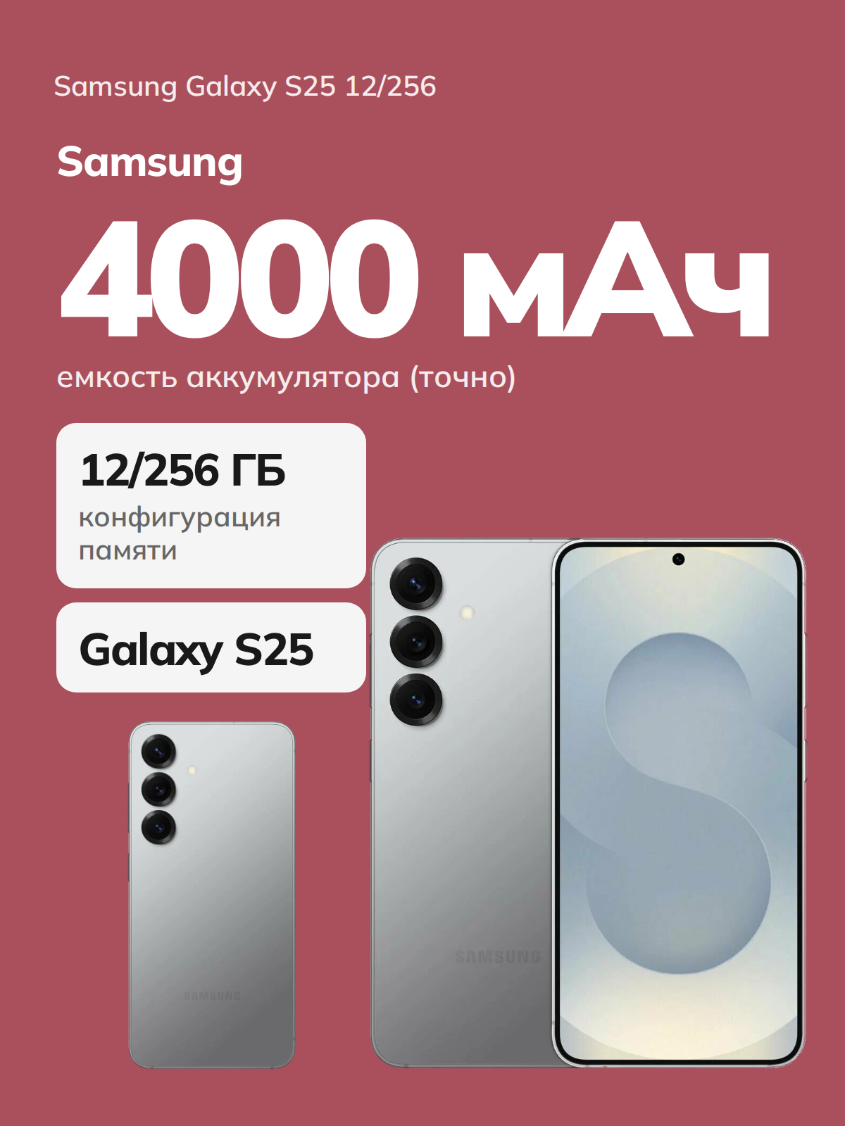 Samsung Galaxy S25 12/256Gb Gray