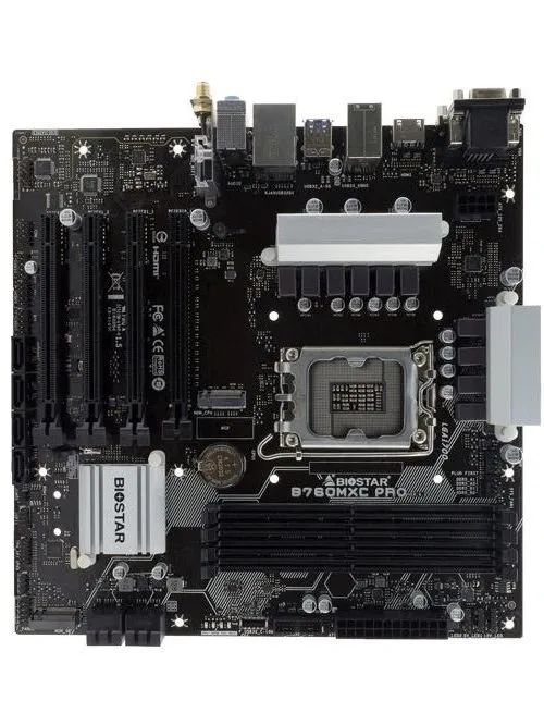 Материнская плата Biostar B760MXC Pro, Soc-1700, Intel B760, mATX