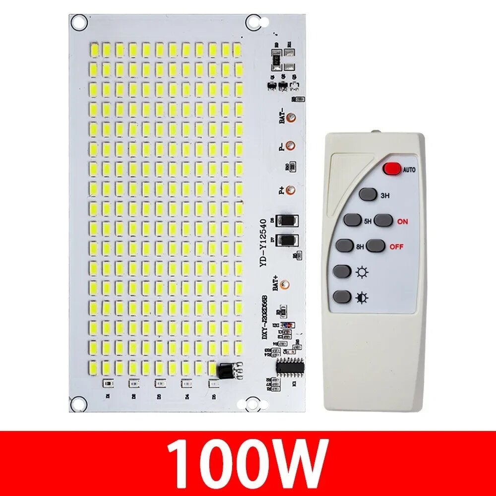 Светодиодная панель солнечного света SMD5730 белая 25/40/60/100 Вт 100W