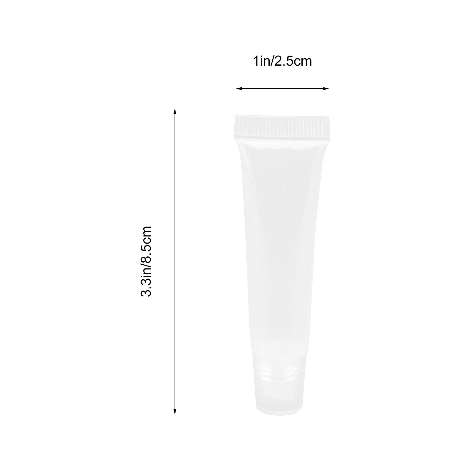 Прозрачные Тубы Для Губной Помады 40 Шт 8.5*2.5 Cm Soft Odor-Free Reusable Долговечные Водонепроницаемые