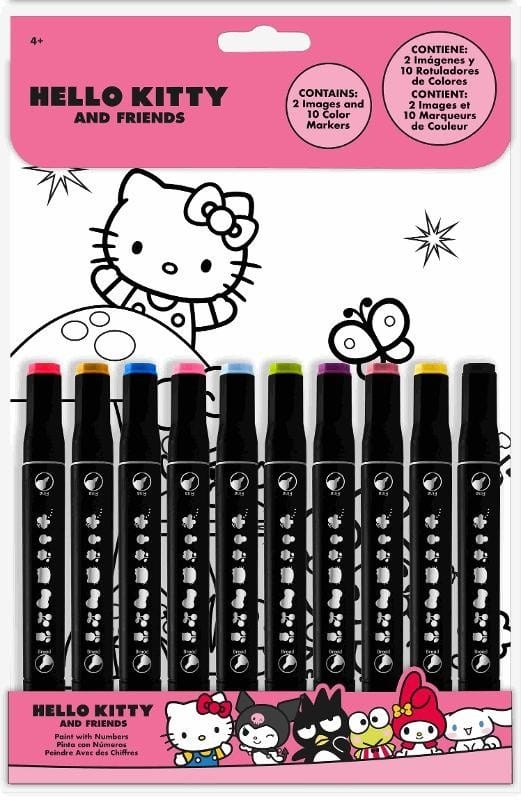 Набор для рисования, росписи Kids Euroswan Hello Kitty, раскраска по номерам