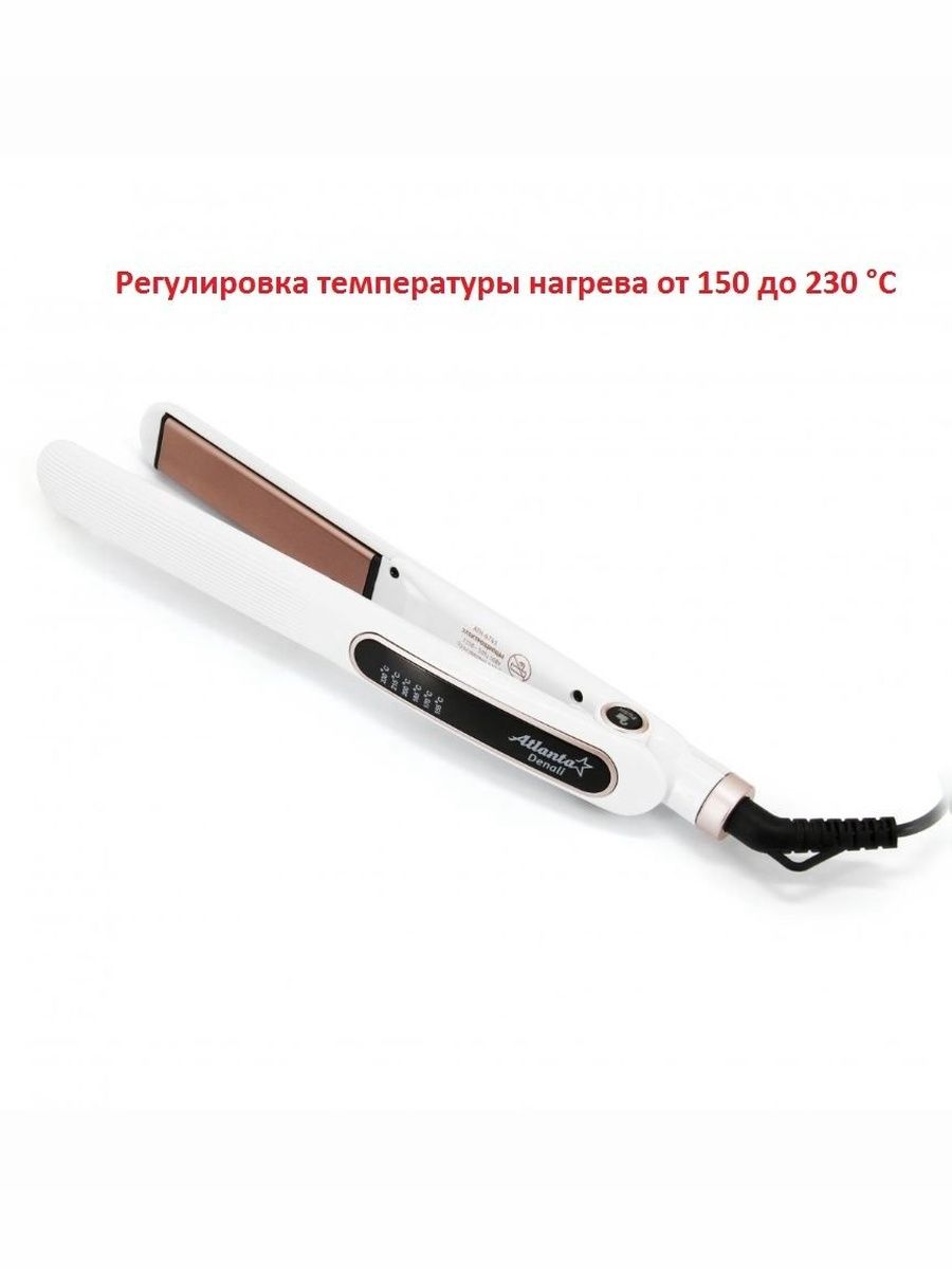 Электрощипцы Atlanta ATH-6741 (white) для выпрямления волос