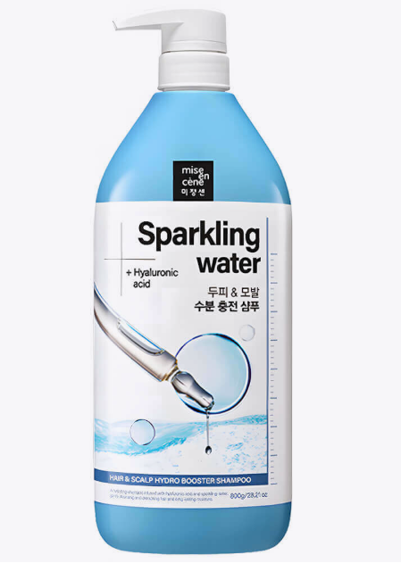 Увлажняющий шампунь с гиалуроновой кислотой Mise En Scene Hair & Scalp Hydro Booster Shampoo, 800 мл