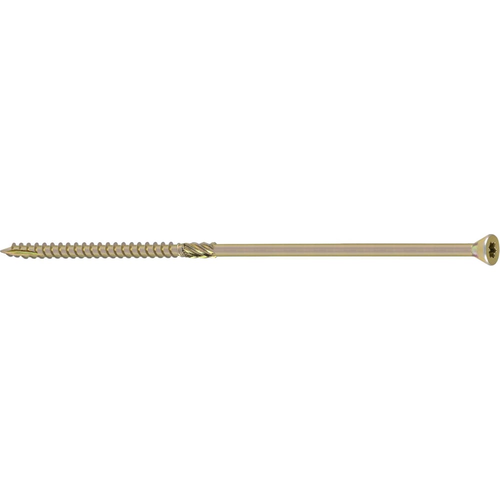 Конструкционный саморез BULLIT TORX25 4.5x40, желтый, потайной, 10 шт. 14-0016300