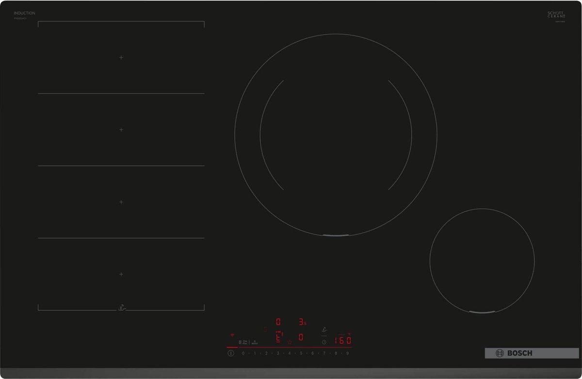 Индукционная варочная поверхность Bosch PXE831HC1E черный