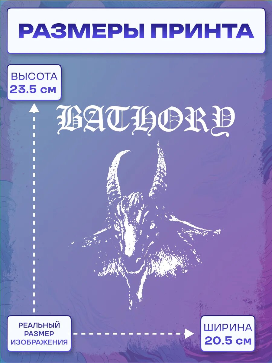Термонаклейка Bathory — фото 1