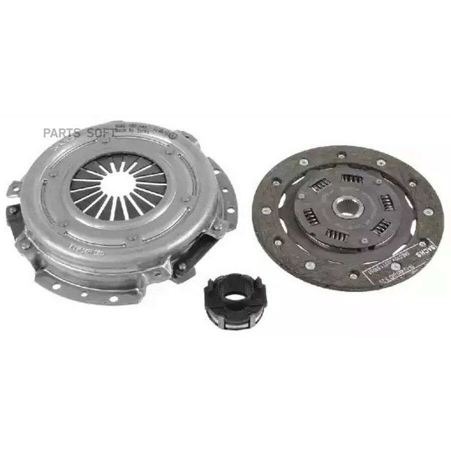 Комплект сцепления RENAULT CLIO I, TWINGO I, 19 I , 19 II (B/C53_), 19 II Chamade (L53_), 21 от официального дистрибьютора, SACHS, артикул 3000168101