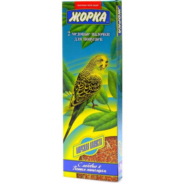 Жорка 2шт. Палочки для попугаев с Морской капустой 70г.