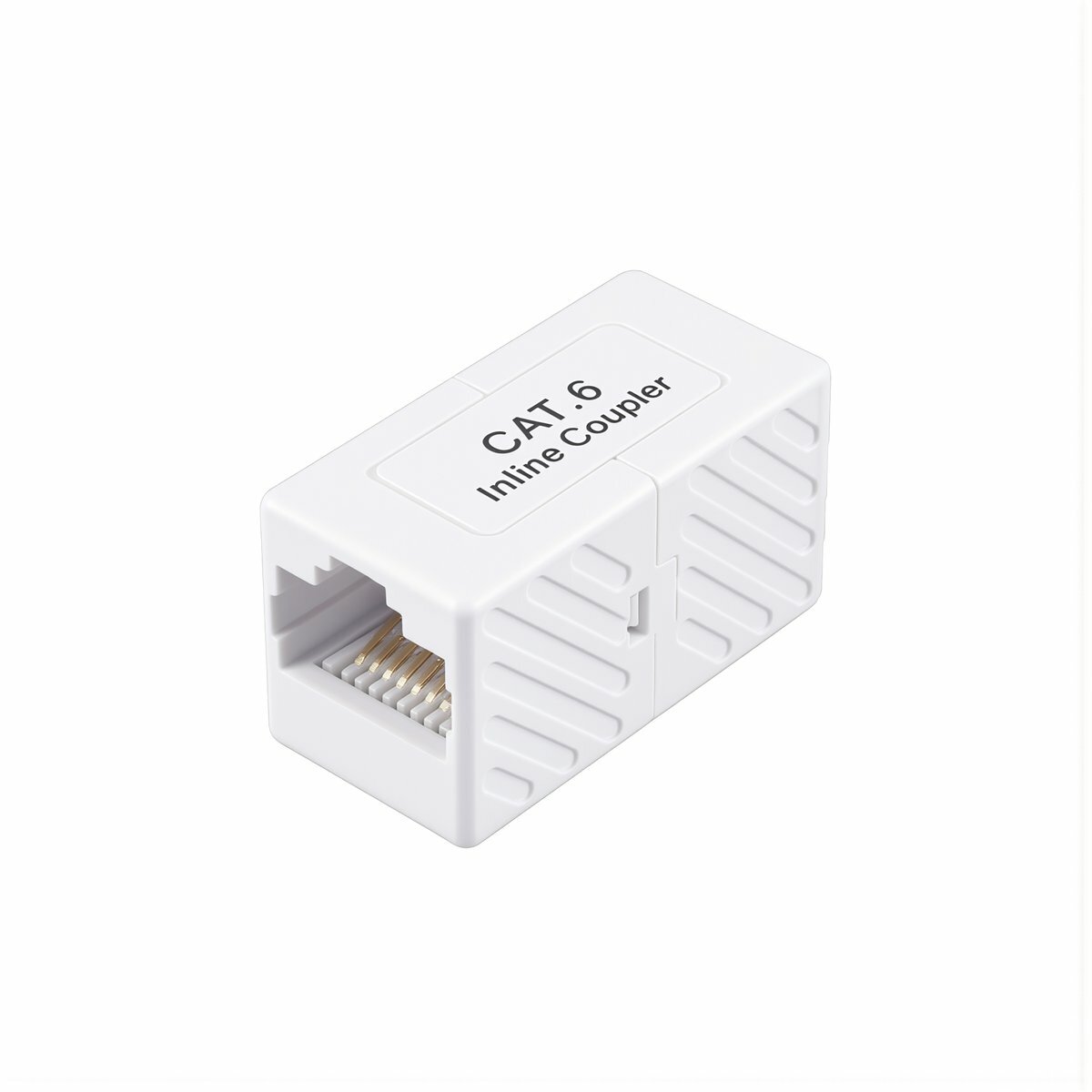 Для удлинения короткого сетевого кабеля дома соединитель CAT6 пластиковый подходит для подключения двух патч кордов в офисе, CAT.6 (пластиковый корпус), сборка 1