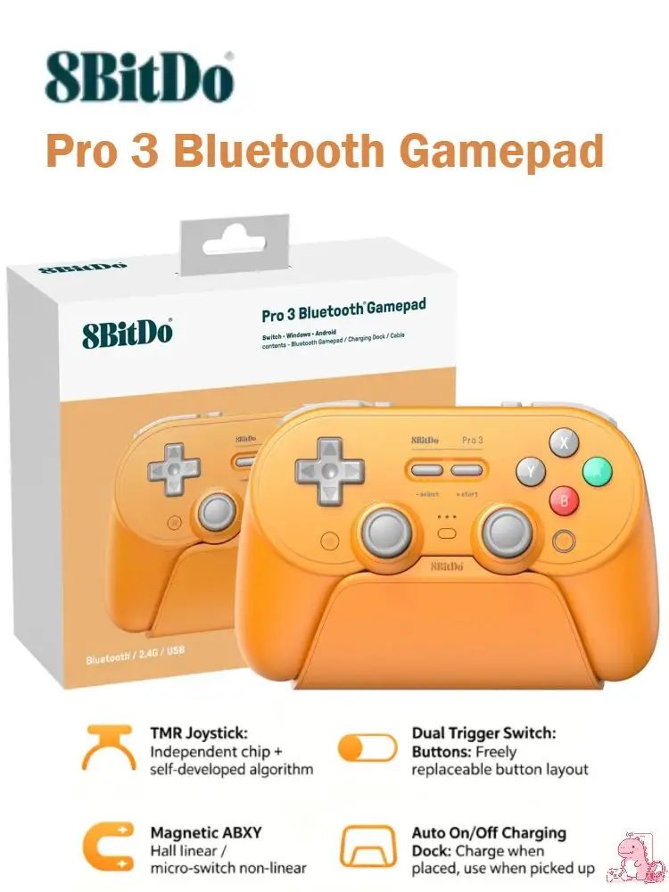 8BitDo Pro 3 Беспроводной Игровой Контроллер Для Switch 1/2, Windows, С TMR Джойстиками