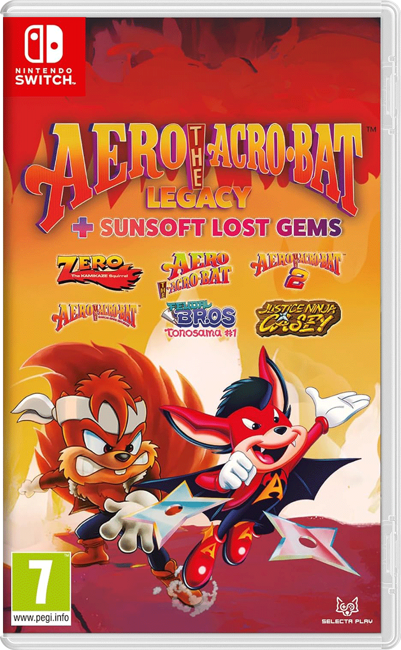 Aero The Acro-Bat Legacy + Sunsoft Lost Gems [Nintendo Switch, английская версия]