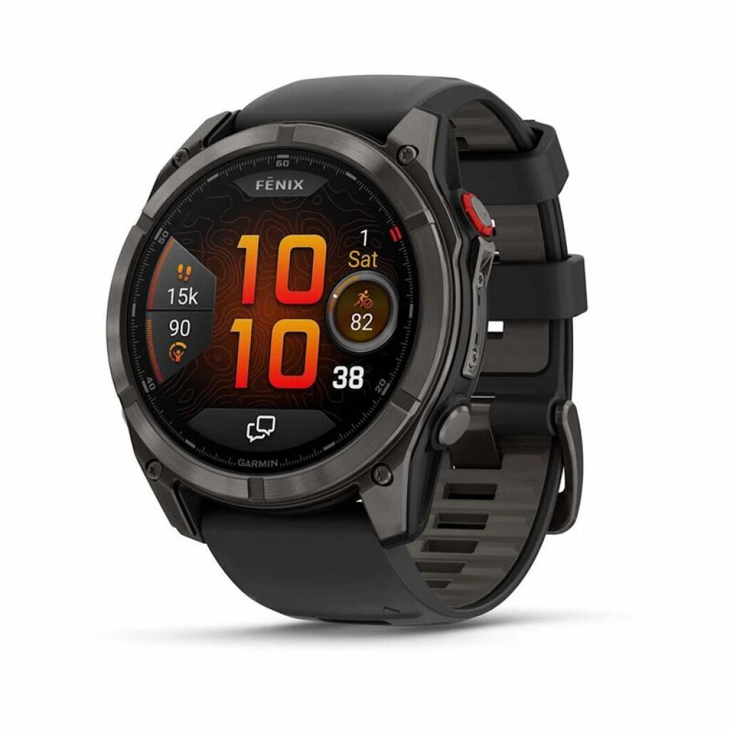 Часы Garmin Fenix 8 Pro, 51mm, Amoled Sapphire Titanium Carbon Gray (010-03199-01)