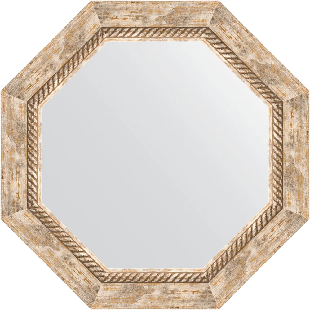 Зеркало Evoform Octagon BY 3757 63 53 см, зеркало настенное в ванную