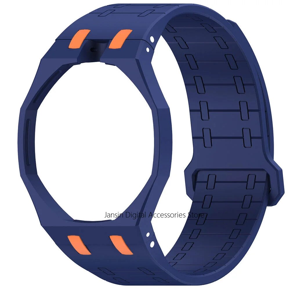 Ремешок Swatch x AP Royal Pop 12 o clock Blue Orange