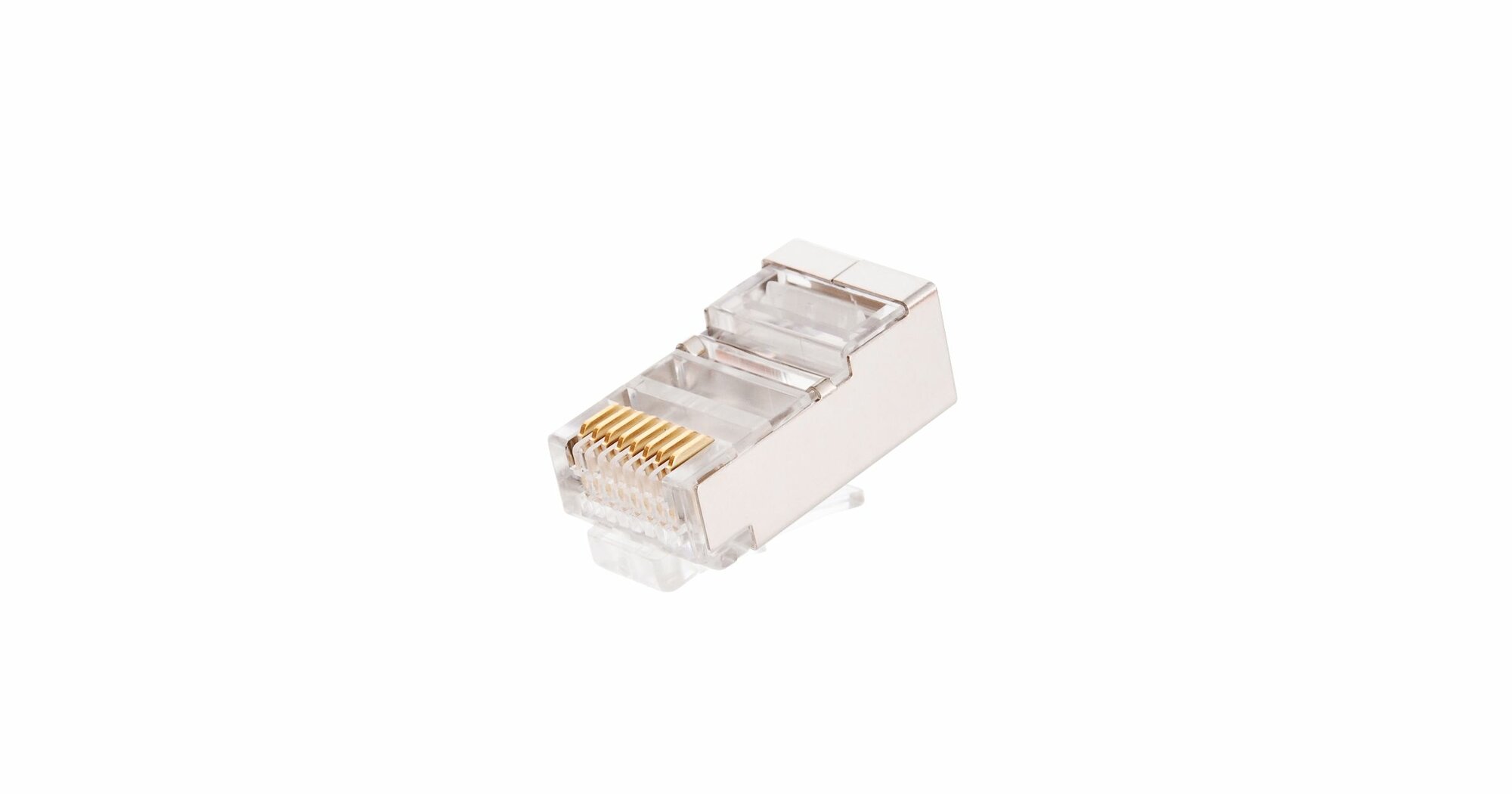 Коннектор RJ45 (8p8c). NIKOMAX. Покрытие золотом 50мкд, категория 6 (cat. 6), экранированный (3 штуки).