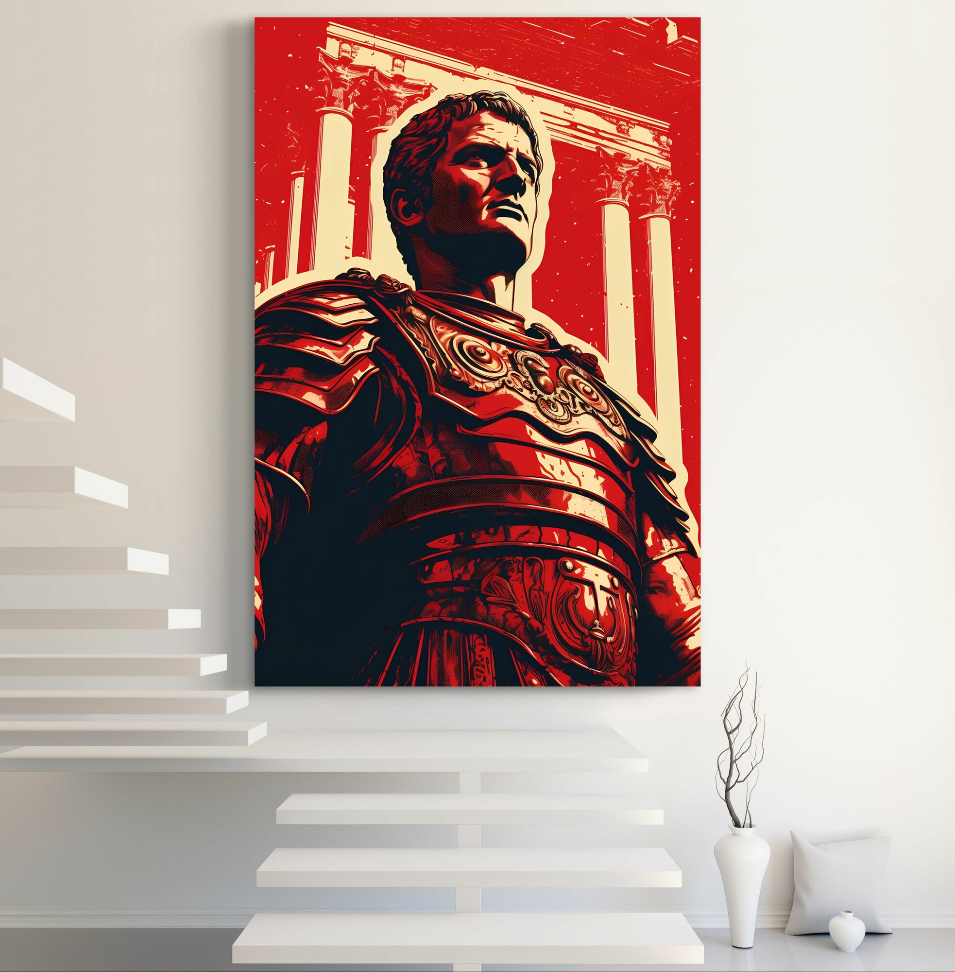 Картина "Интерьерная картина на холсте «Гай Юлий Цезарь" 40x60 см
