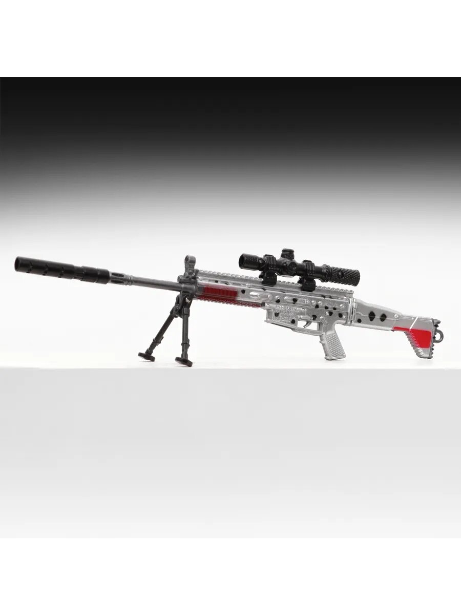 Сувенирное оружие мини винтовка "Grey Zone" 26см