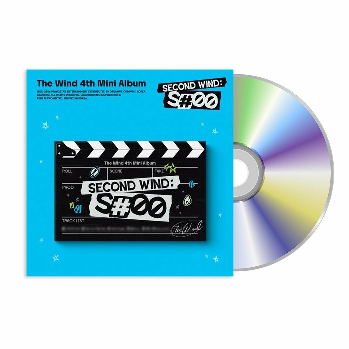Музыка CD The Wind - Second wind : S#00: 4th Mini Album (Photobook Ver.)