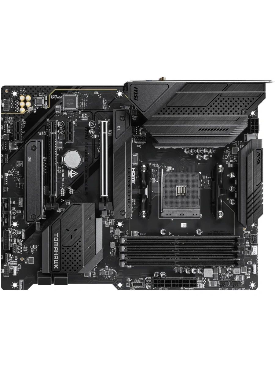 Материнская плата MSI MAG B550 TOMAHAWK WIFI Soc-AM4 AMD B550 4xDDR4 ATX AC`97 8ch(7.1) 2.5Gg RAID+HDMI+DP