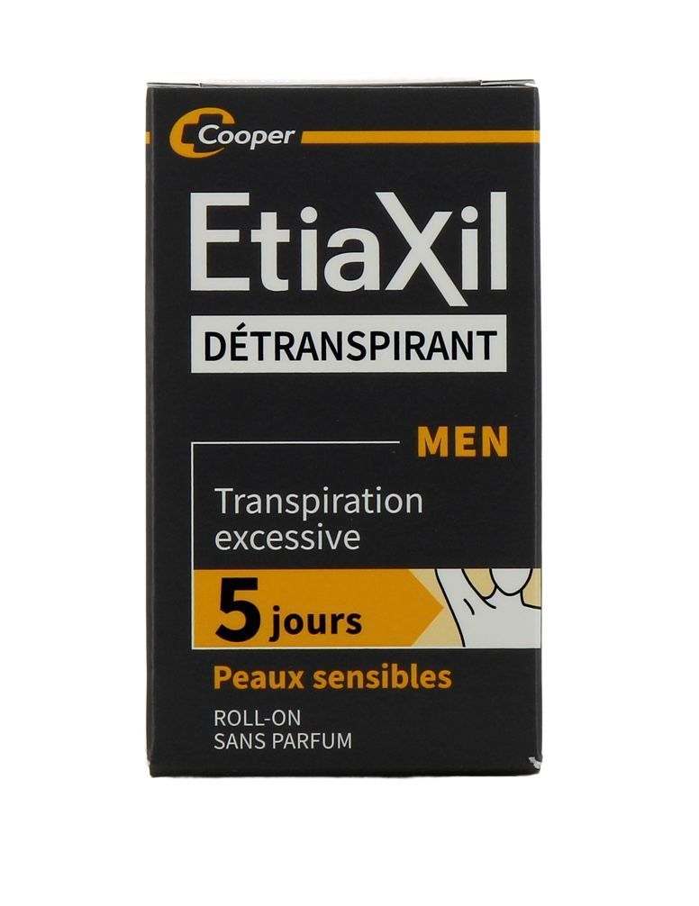 Etiaxil Men Мужской Дезодорант Антиперспирант ночного действия, с защитой до 5 дней для чувствительной кожи.
