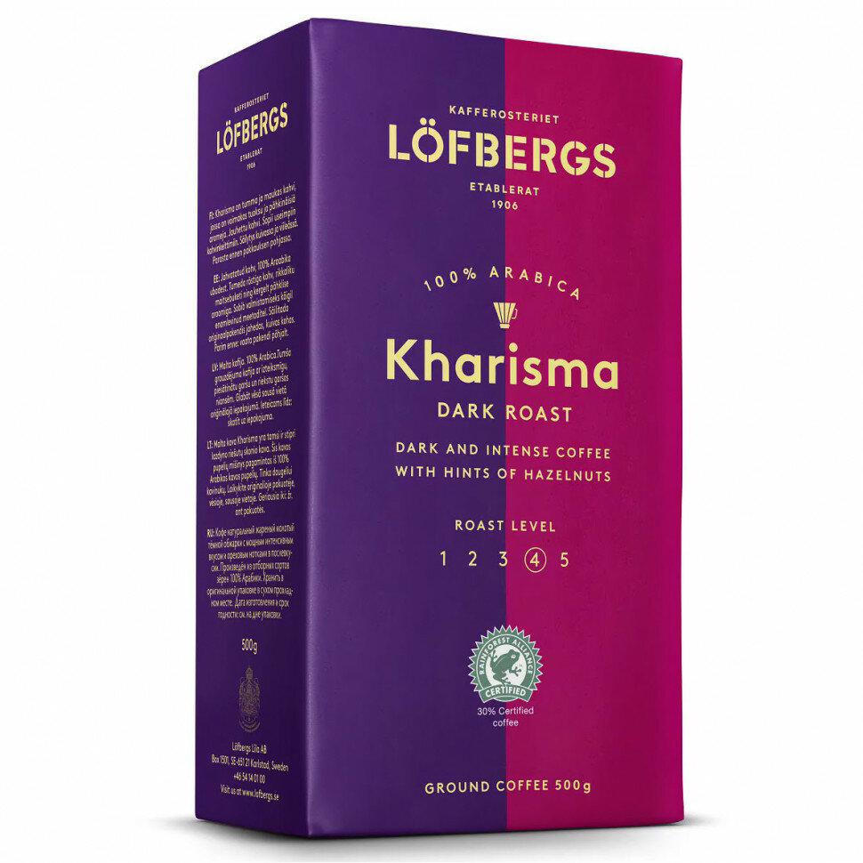 Löfbergs Kharisma (Харизма), молотый, 500г