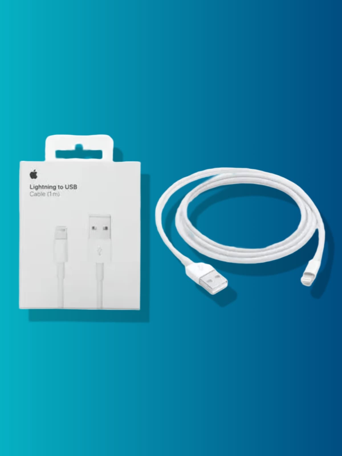 Кабель Apple Lightning-USB (1м), кабель для телефона.
