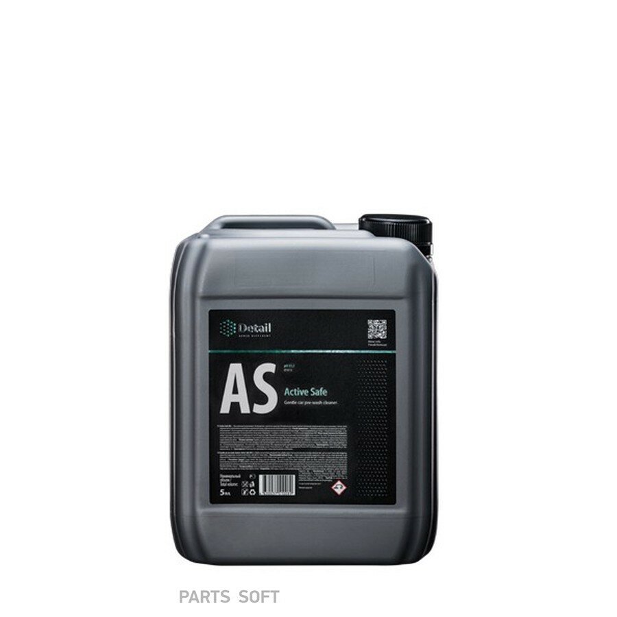 Автошампунь бесконтакт первая фаза AS Active Safe ! (канистра 5 л)\ от официального дистрибьютора, DETAIL, артикул DT0113