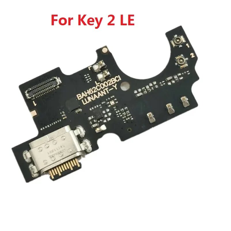 USB-порт для зарядки, док-станция, гибкий кабель, разъем для зарядного устройства, замена микрофона для BlackBerry Key 2, Key 2 LE