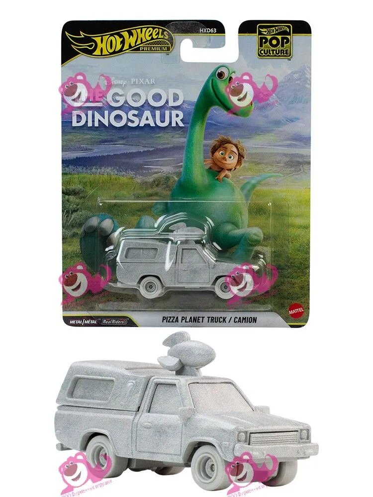 Машинка Mattel Hot Wheels Premium Car Pop Culture Entertainment 1/64 HXD63 Pizza Planet Truck