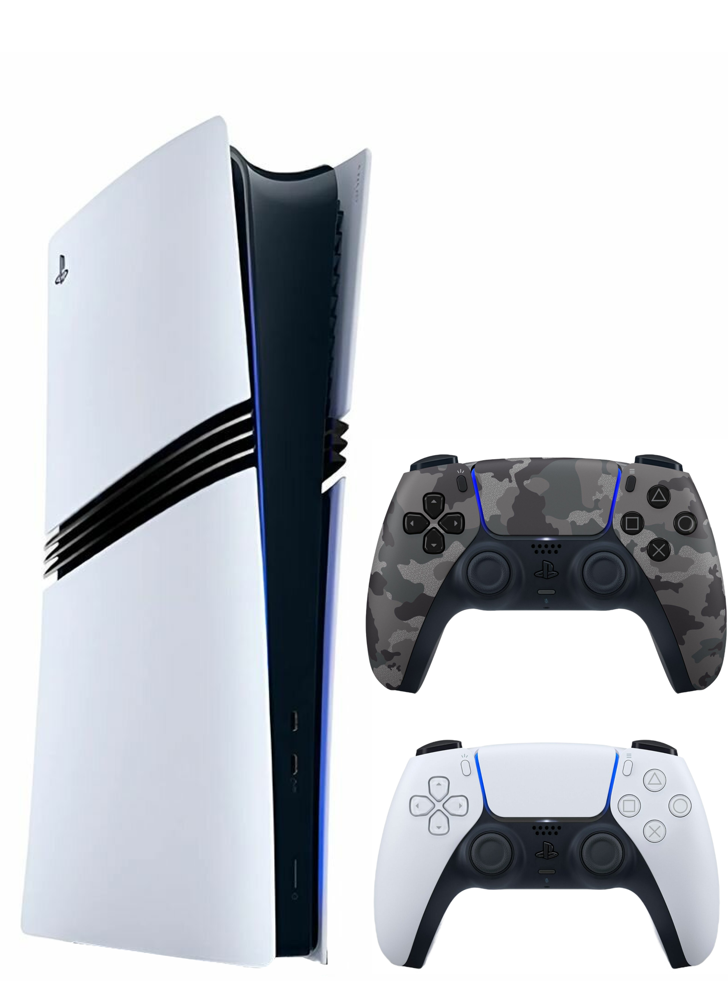 Игровая приставка Sony PS 5 Pro Digital Edition + 2-ой геймпад(Camo) ,2Tb SSD, 8К, Трассировка лучей