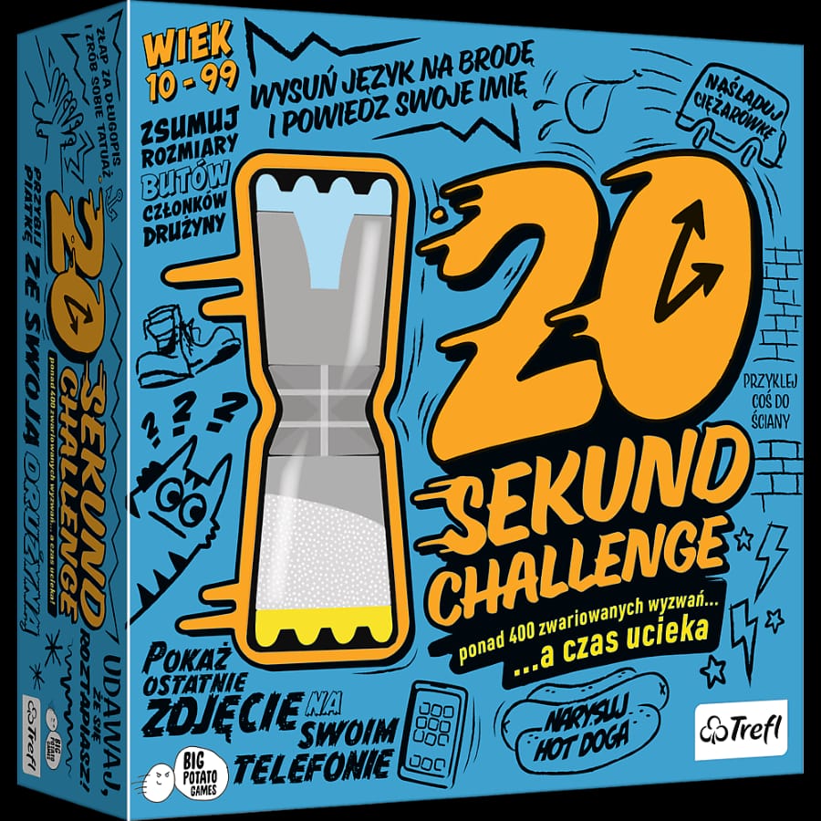 Настольная игра Trefl 20 sekund challenge, 260x260x80 мм