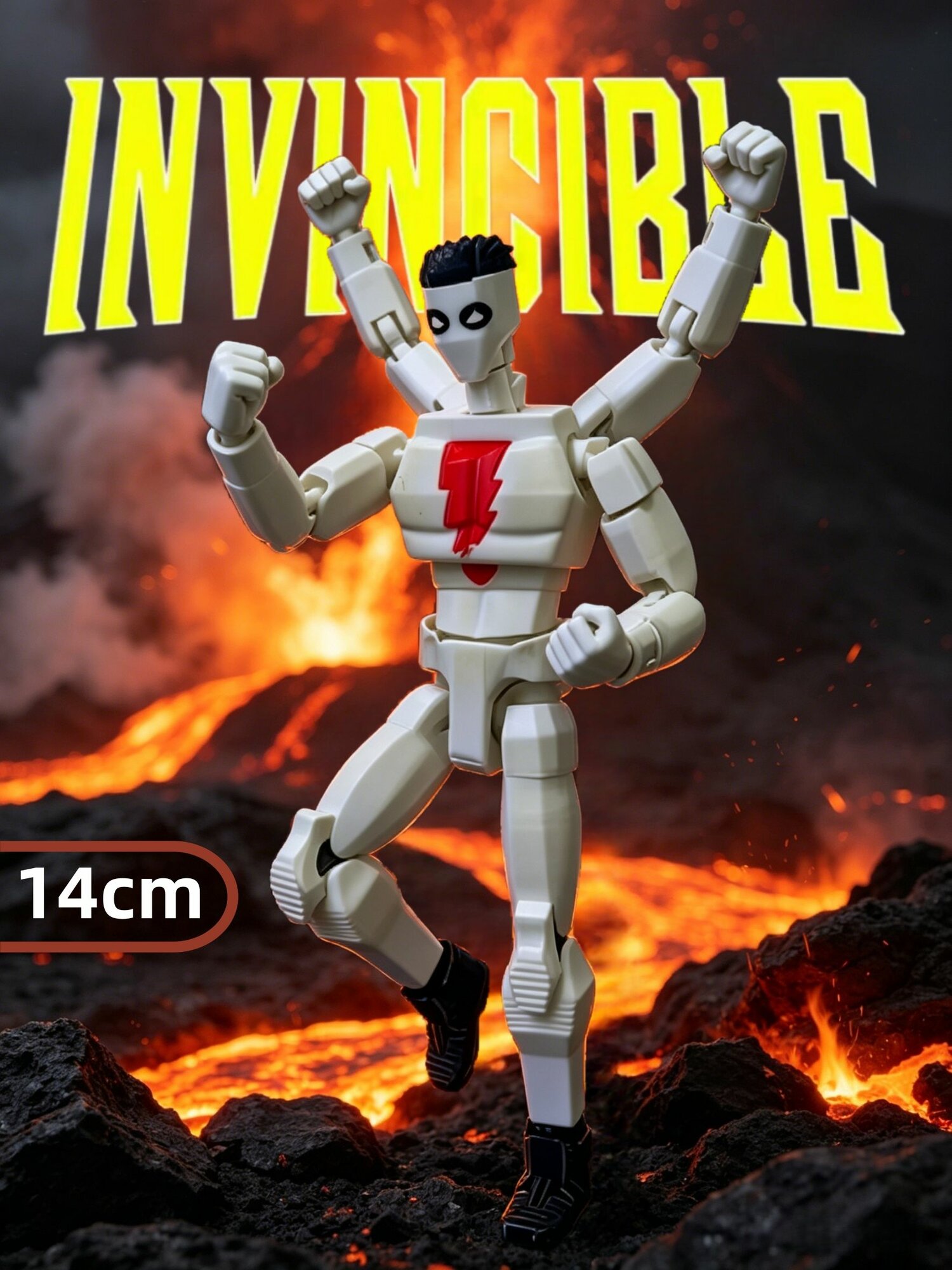 Фигурка Неуязвимый (Invincible-Mark Grayson) 3D-печатный подвижный манекен