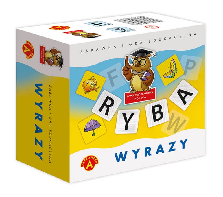Настольная игра Alexander Мудрая сова "Слова", обучающая игра для детей