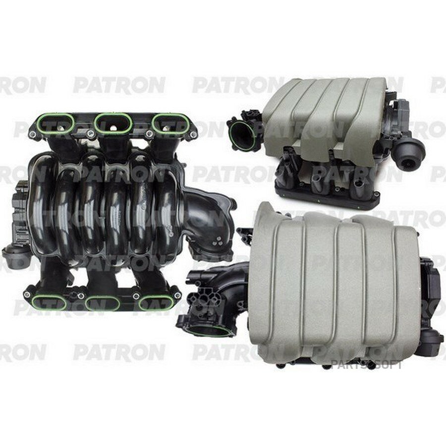Коллектор впускной AUDI: A6 (C6,4F) 2004-2011, A4 (B7) 2005-2007, A8 (4E) 2002-2010, Allroad quattro 2006-2012 (3.2 BKH) от официального дистрибьютора, PATRON, артикул P170117