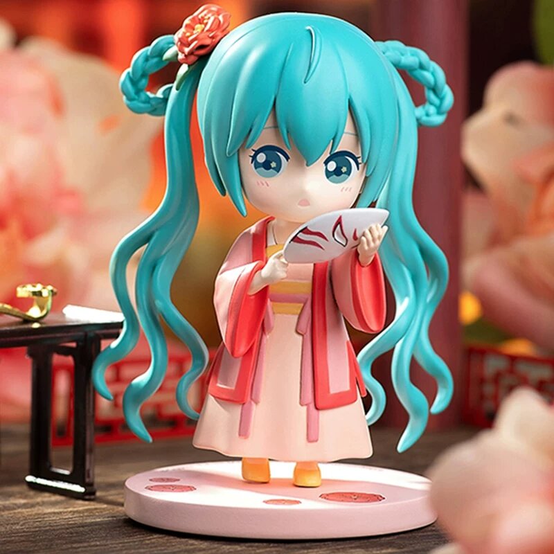 Официальная фигурка 'Красавица-дитя' с пионом из серии Yunshang Hatsune Miku