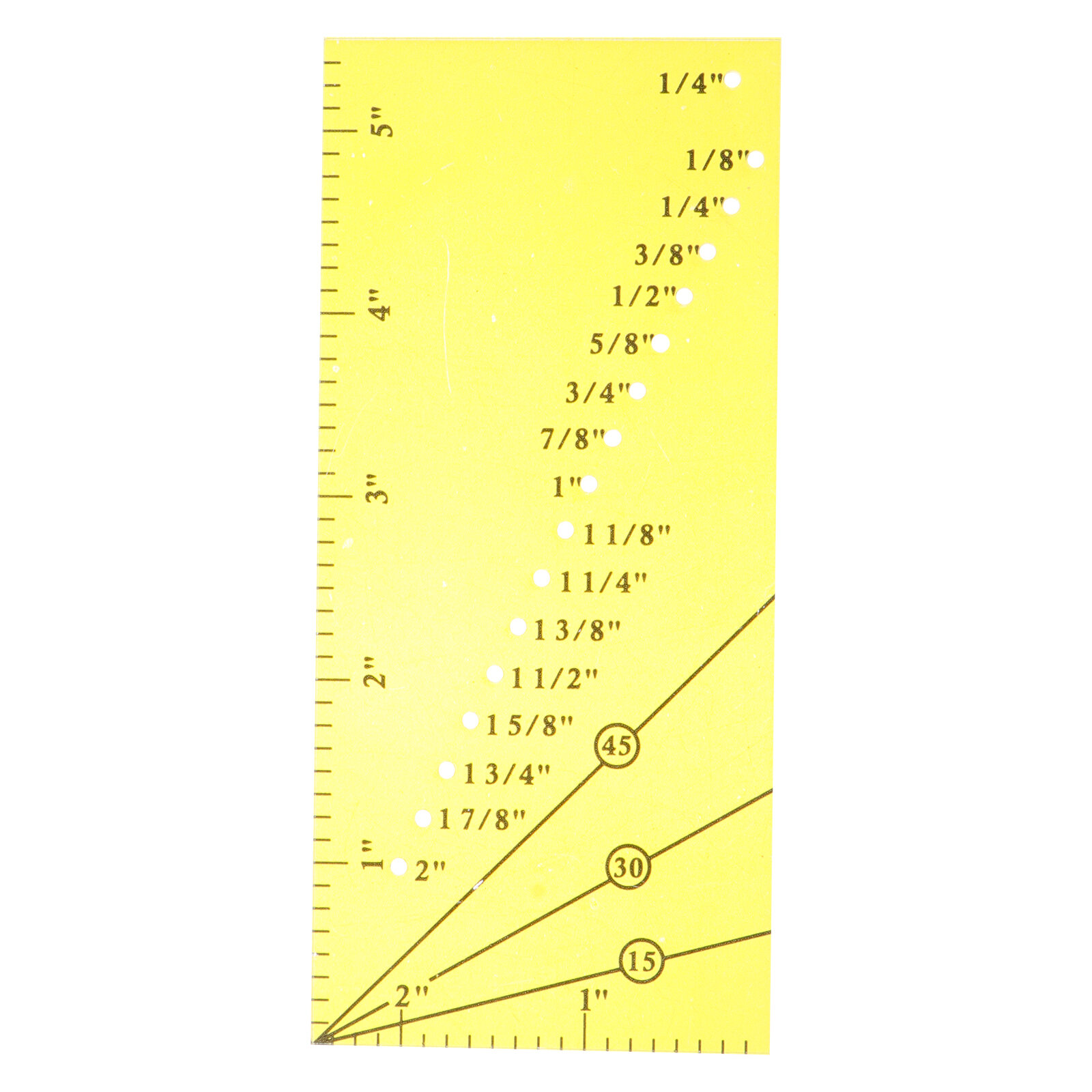 Линейка Для Шитья Жёлтого Цвета Размером 14X6.35Cm Из Надёжных Материалов Для Точного Шва