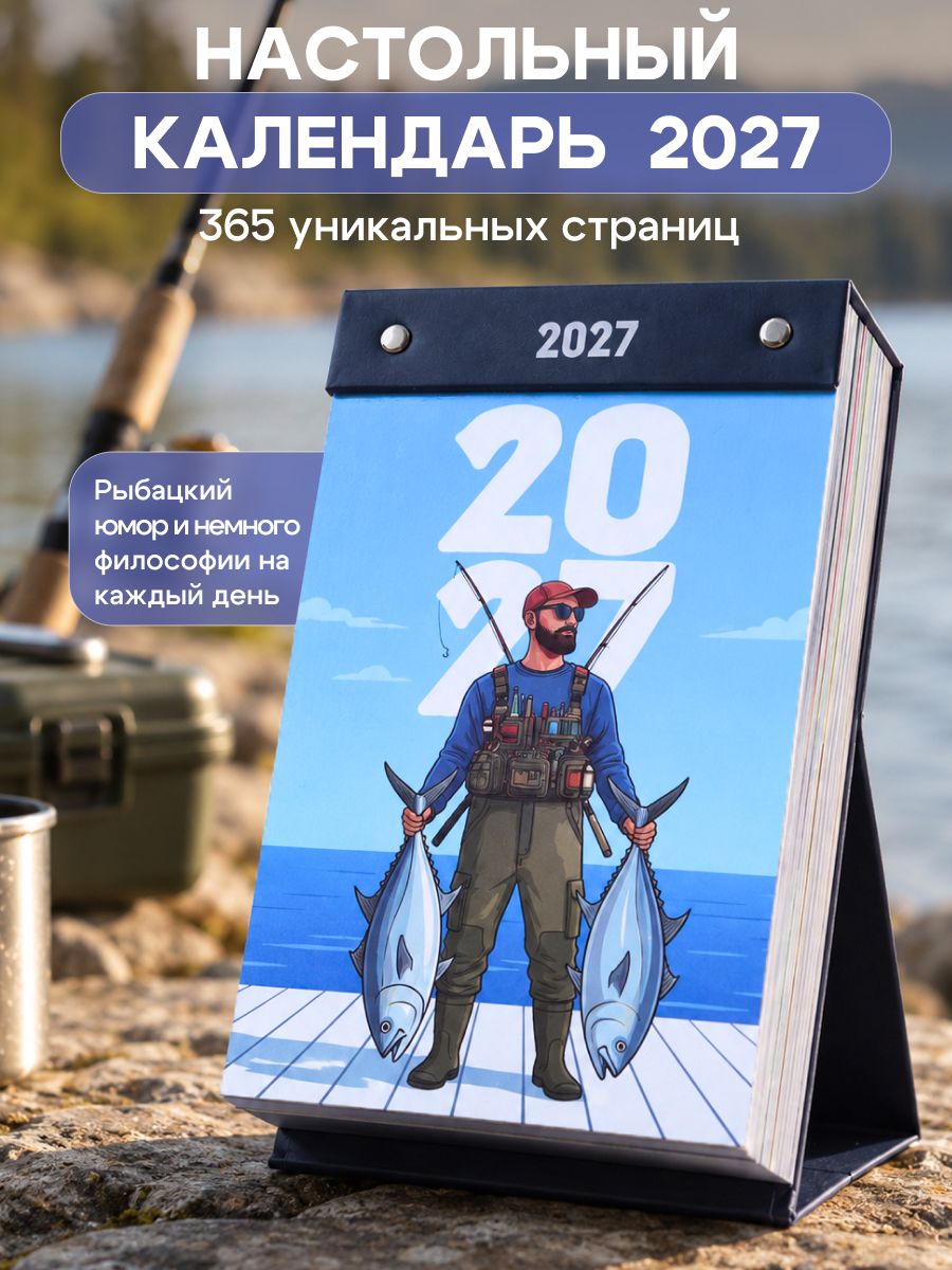 Настольный отрывной календарь 2027 на каждый день мотивационный