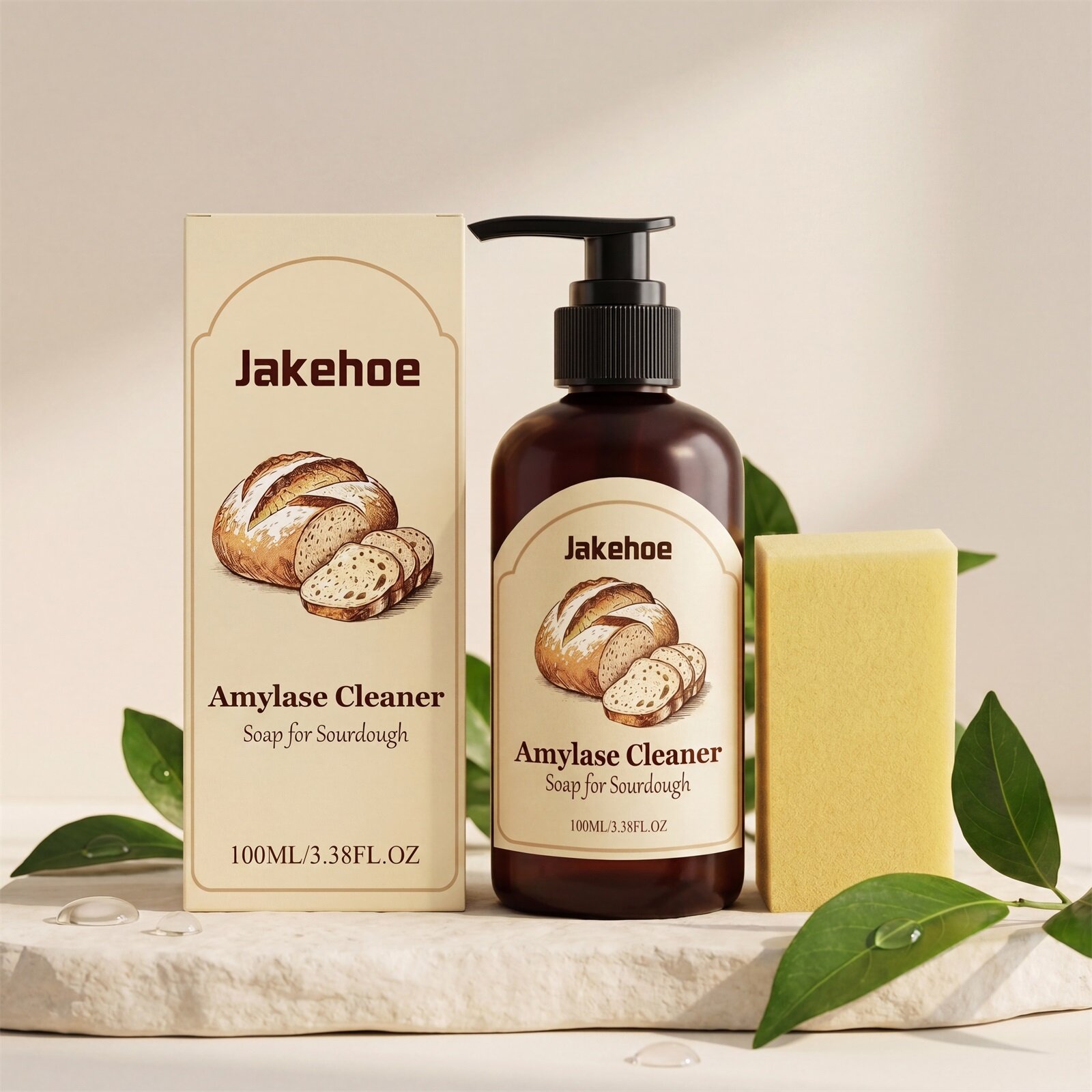 Jakehoe 面团溶解剂 面团残留附着清洗去除厨房厨具洁净光泽清洁剂, 1set — эффективное средство для дома, подходит для ежедневного использования, удобная упако