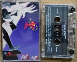 Аудиокассета SAGA 'The Security Of Illusion' (1993 USA press, AVR-Z011, mint/mint) (MC5529)