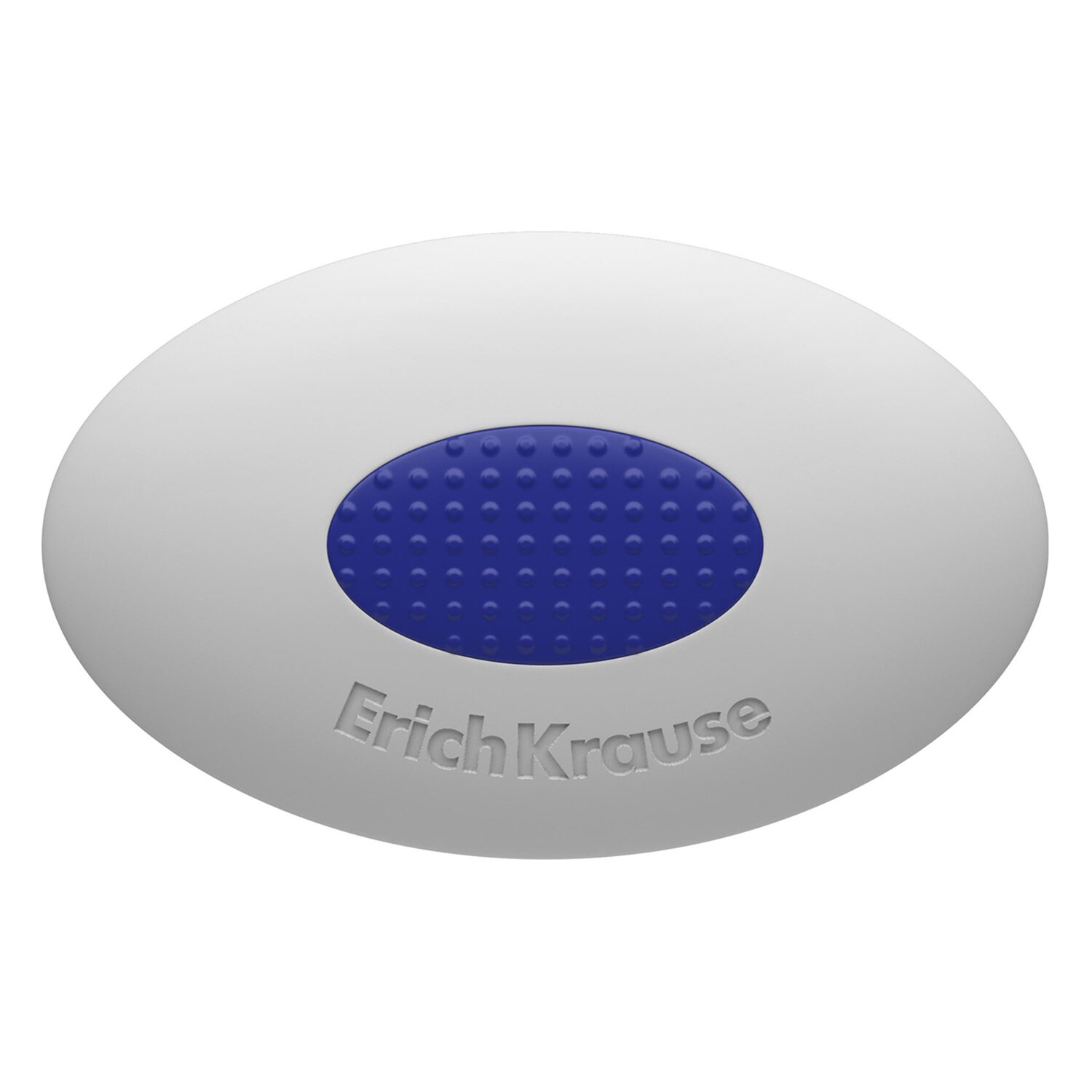 Упаковка 36 шт. Ластик ERICH KRAUSE "SmartWay Mini Oval", 41х29х9 мм, белый, овальный, пластиковый держатель, 45533