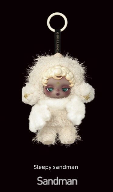 POPMART SKULLPANDA Зимняя Ночь Сонный Дух Плюшевый Брелок Слепой Бокс Одна Штука