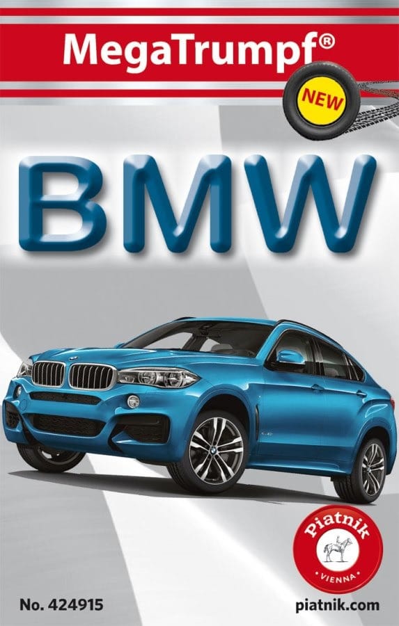 Настольная игра Piatnik Quartet, BMW, карточная игра для детей