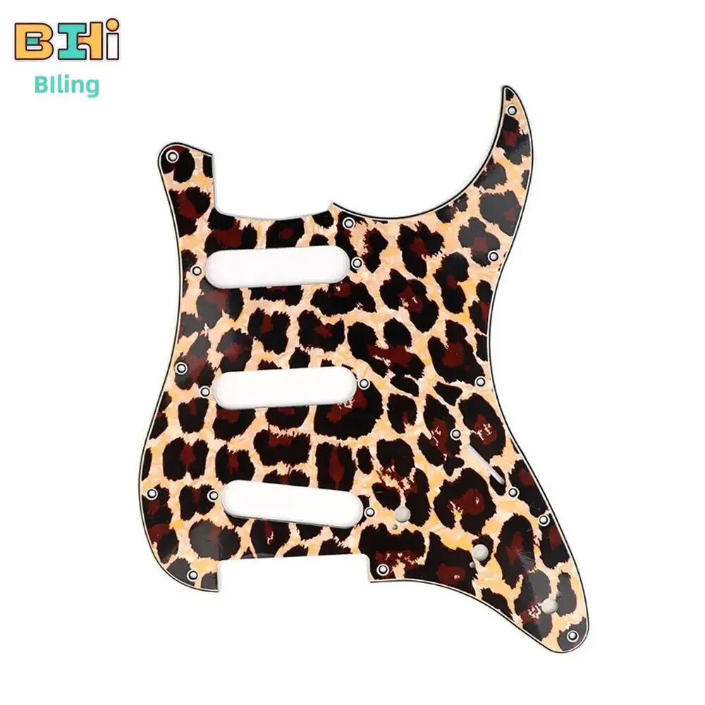 11-отверстий Strat гитара пикгард SSS Scratch Plate для Stratocaster