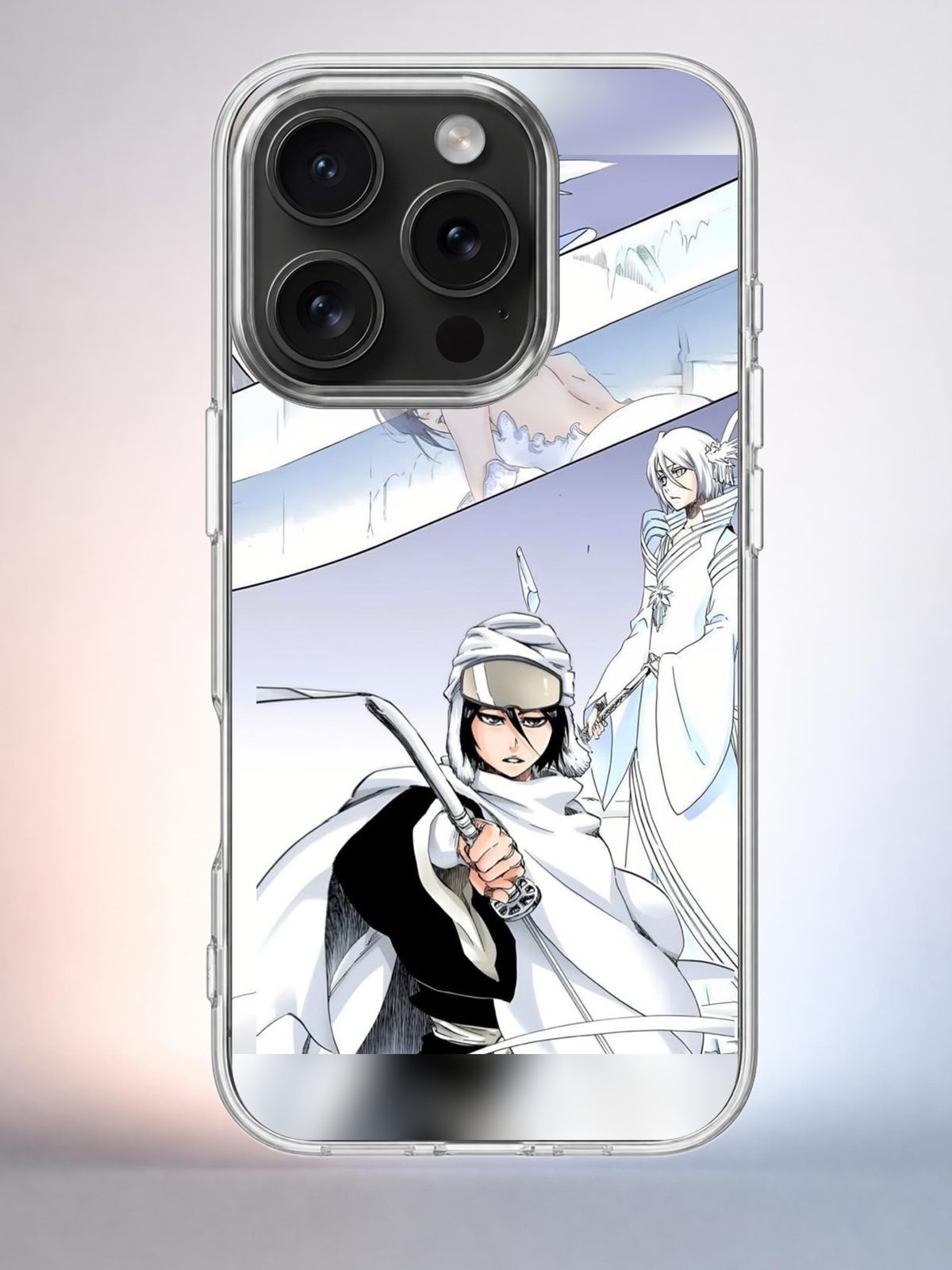 Чехол iPhone 15 Pro Bleach аниме Y2K Indie Sleaze