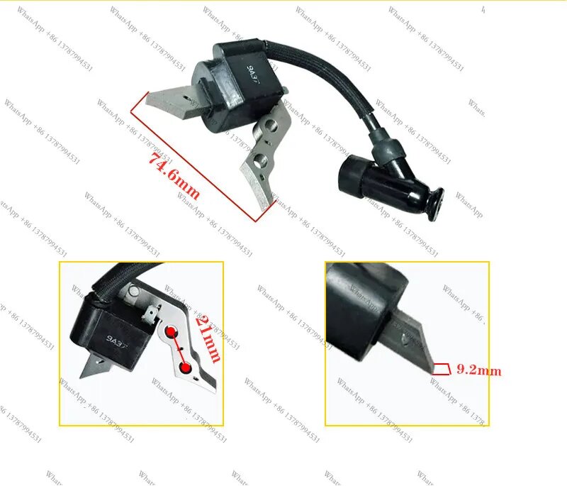 Катушка зажигания RH9A37 для газонокосилок RH 9A37 / 98.5 CC - запасные части для газонокосилок